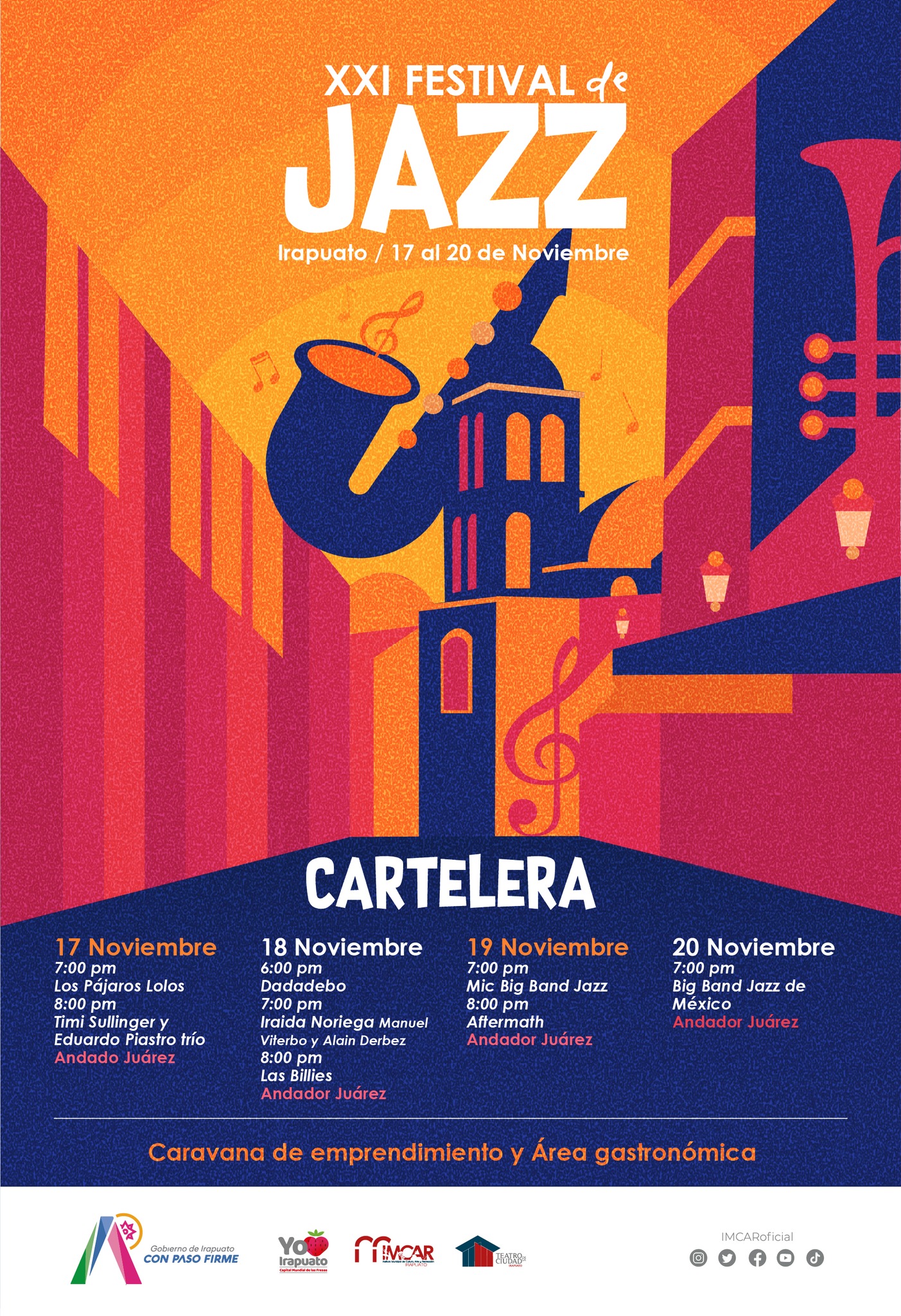 La Big Band Jazz de México cerrará el XXI Festival de Jazz en Irapuato - Living And Travel